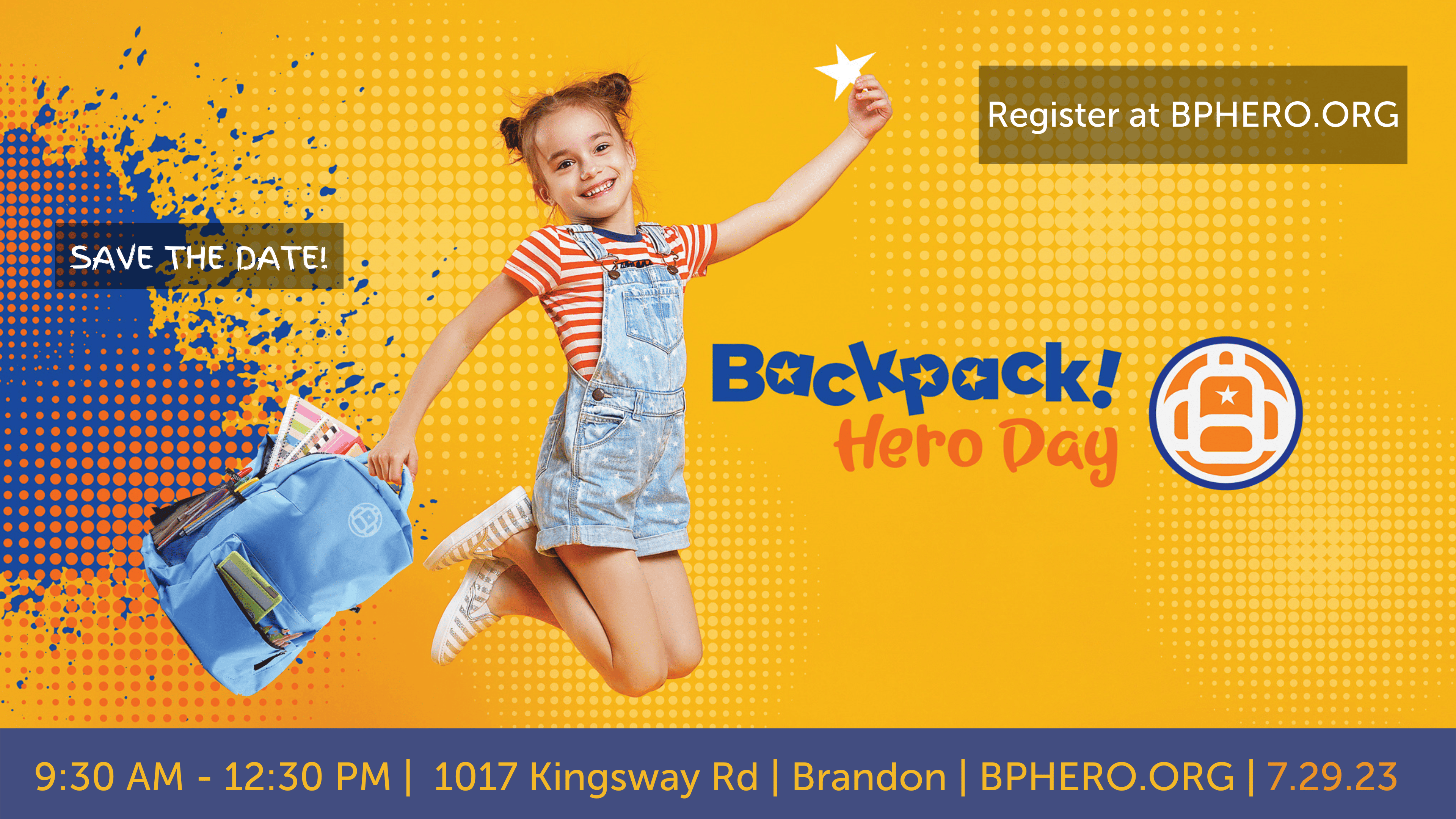 BackPack Hero Day - Hope For Her