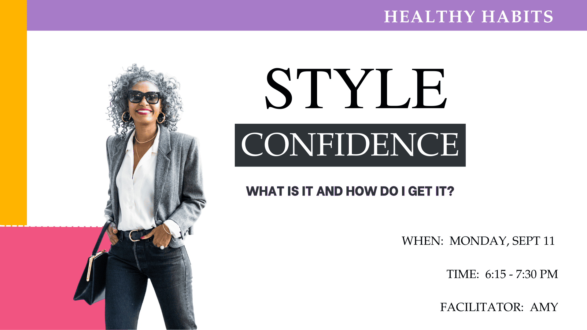 Healthy Habits | Style Confidence with Amy - Hope For Her
